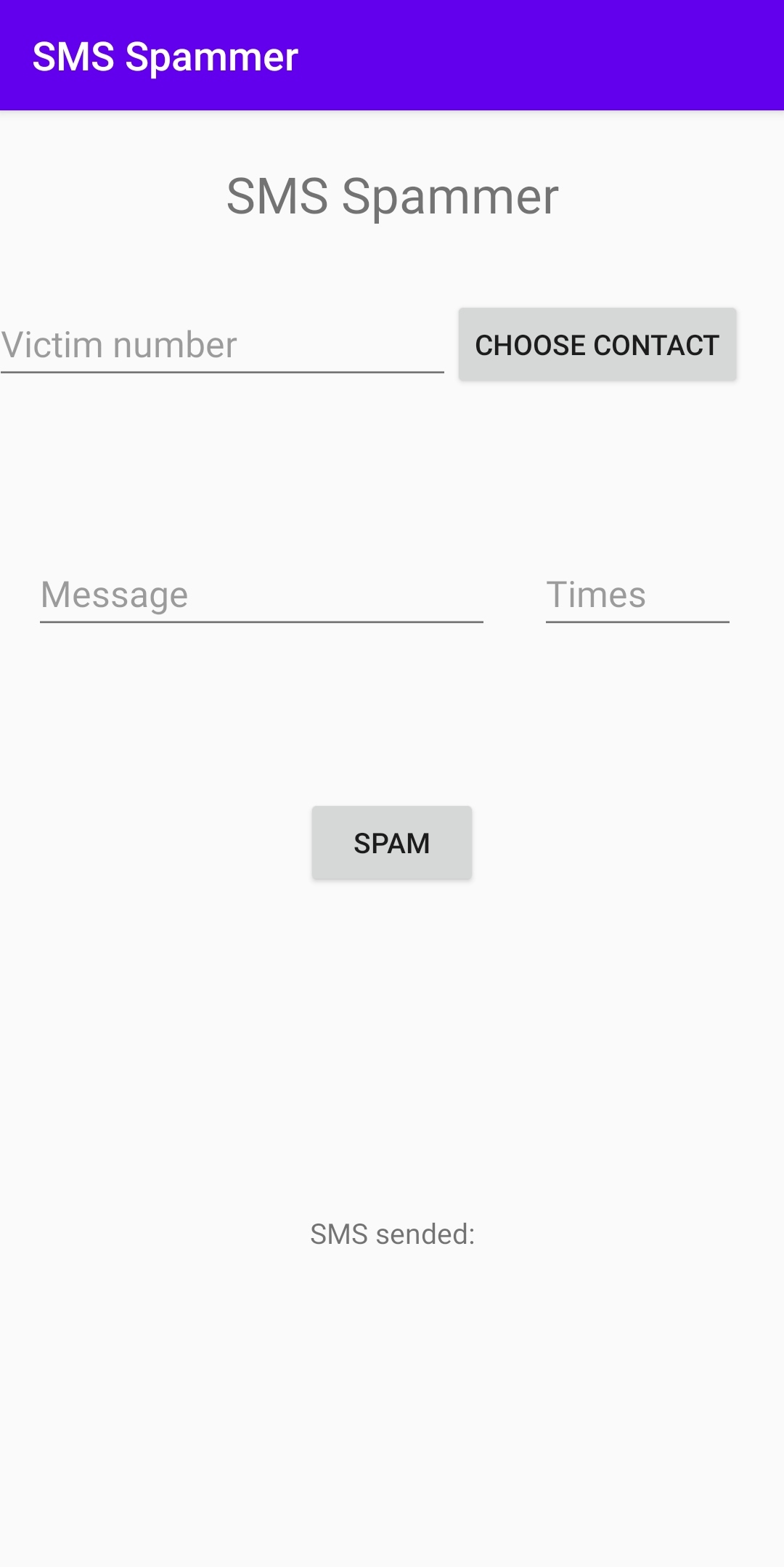 GitHub - antoniotorresz/Android-SMS-Spammer: This application will send ...