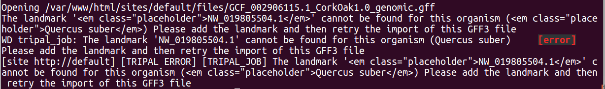 uploading NCBI gff · Issue #677 · tripal/tripal · GitHub