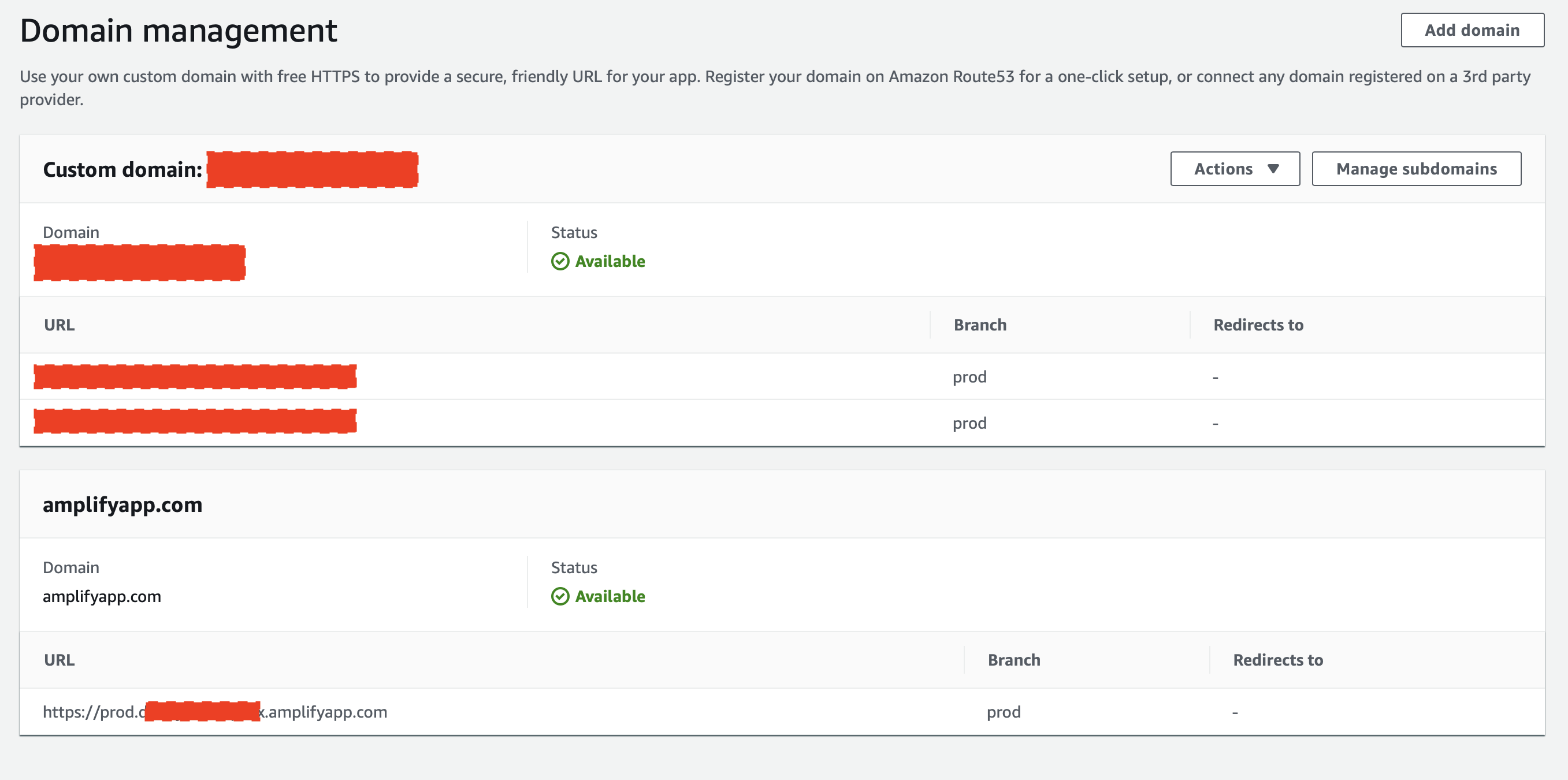 Cant Connect Custom Subdomain With Amplify Application · Issue 1033 · Aws Amplifyamplify
