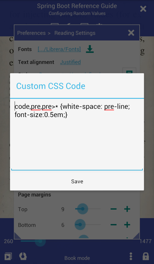 code indentation is not respected · Issue #359 · foobnix/LibreraReader · GitHub