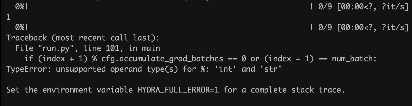re/few-shot/run.py文件读取train.yaml配置文件中accumulate_grad_batches配置项的类型和代码中用到类型不一致 · Issue #199 ...