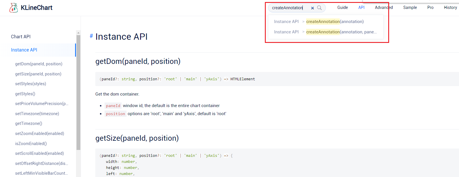 [Bug] 文档Bug,部分API在【https://klinecharts.com/api/instance】文档中查找不到 · Issue #371 · klinecharts ...