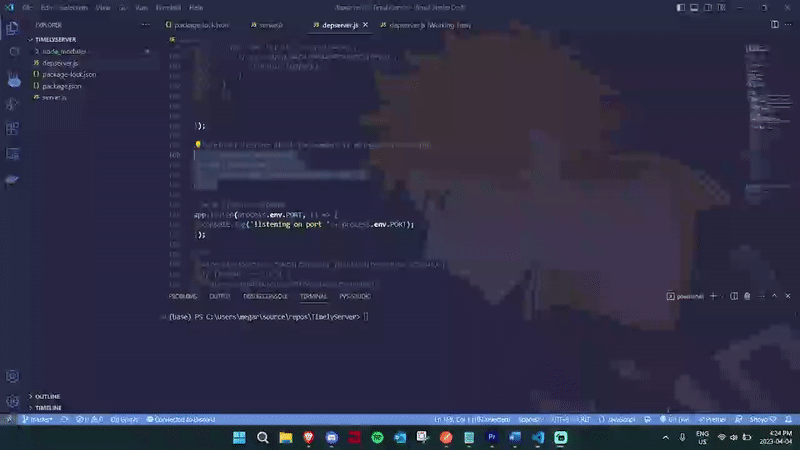 GitHub - CyrilKamal/TimelyServer
