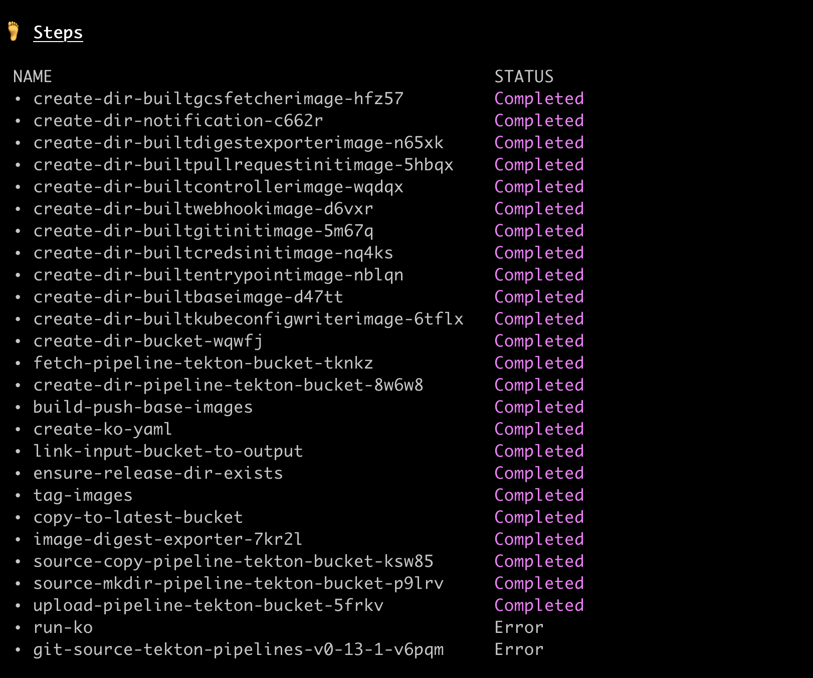 Completed steps within a pod will re-run if restarted for some reason · Issue #2813 · tektoncd ...