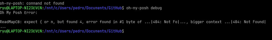 Command not found on innitialization · Issue #2123 · JanDeDobbeleer/oh ...