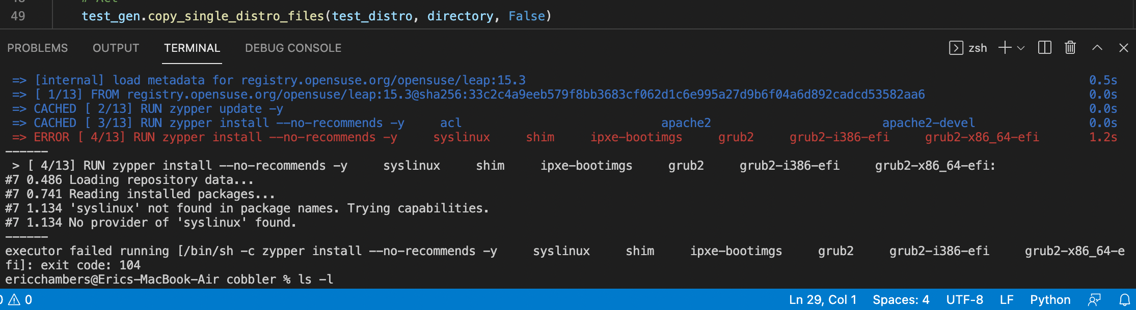 Improve devel Docker image by SchoolGuy · Pull Request #2806 · cobbler/cobbler · GitHub