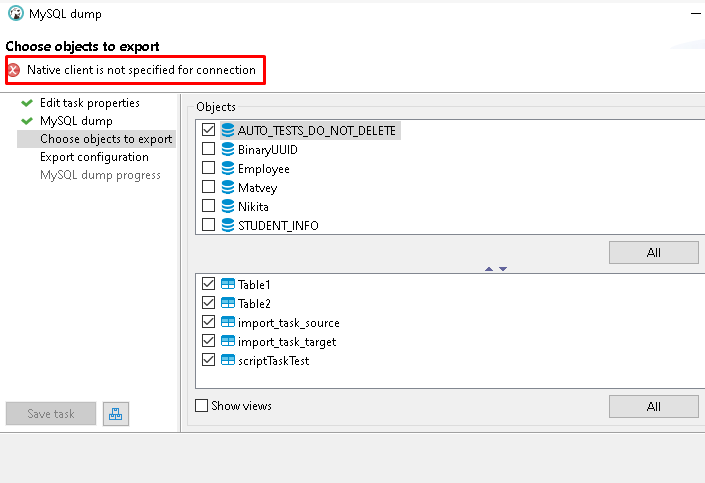 MariaDB: can't find native client in dump task · Issue #14555 · dbeaver ...