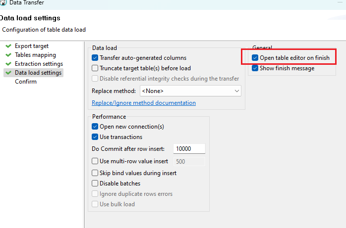 Target table isn't opened after data transfer completion · Issue #20832 · dbeaver/dbeaver · GitHub