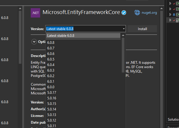 [Bug Bash] There is a tiny gap in the version drop-down list of PM UI · Issue #11990 · NuGet ...