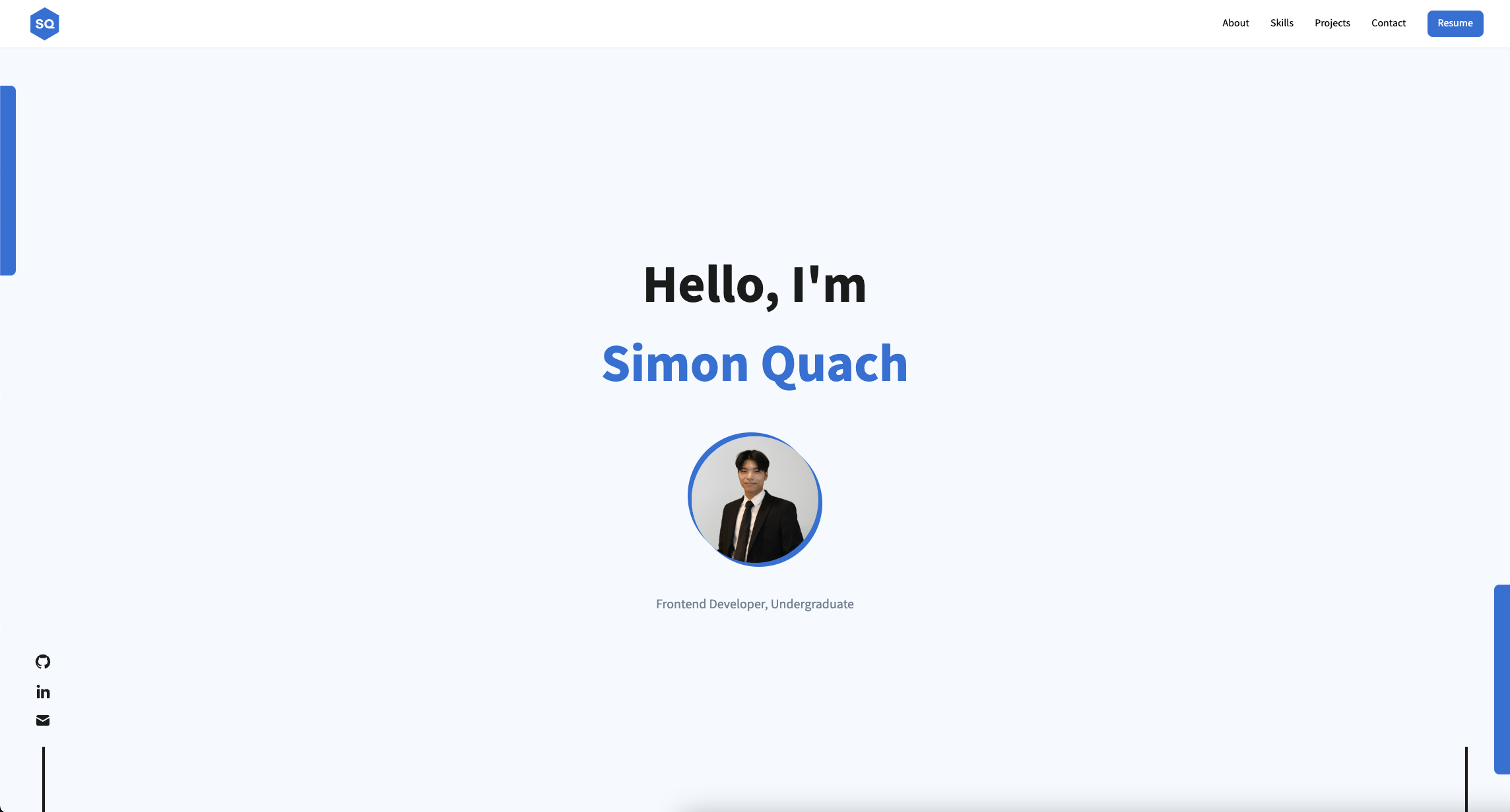 GitHub - simon-quach/Portfolio: My first portfolio website showcasing my projects and skills!