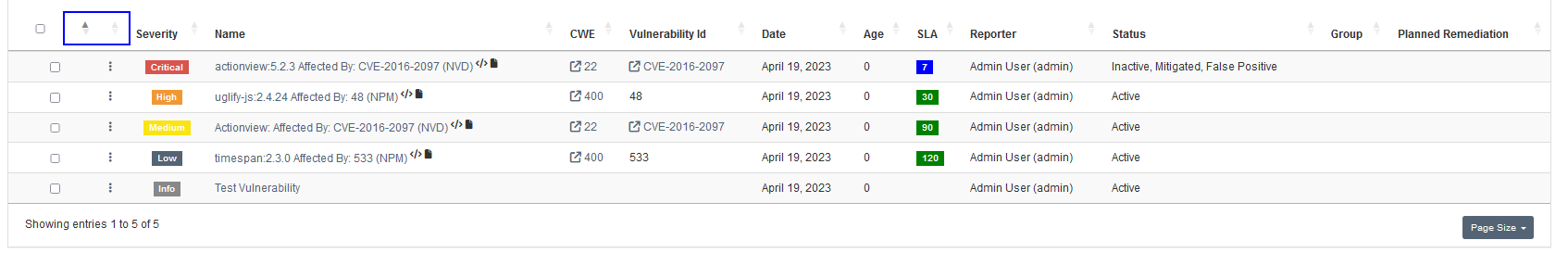 Findings sorting is giving incorrect order · Issue #7988 · DefectDojo/django-DefectDojo · GitHub