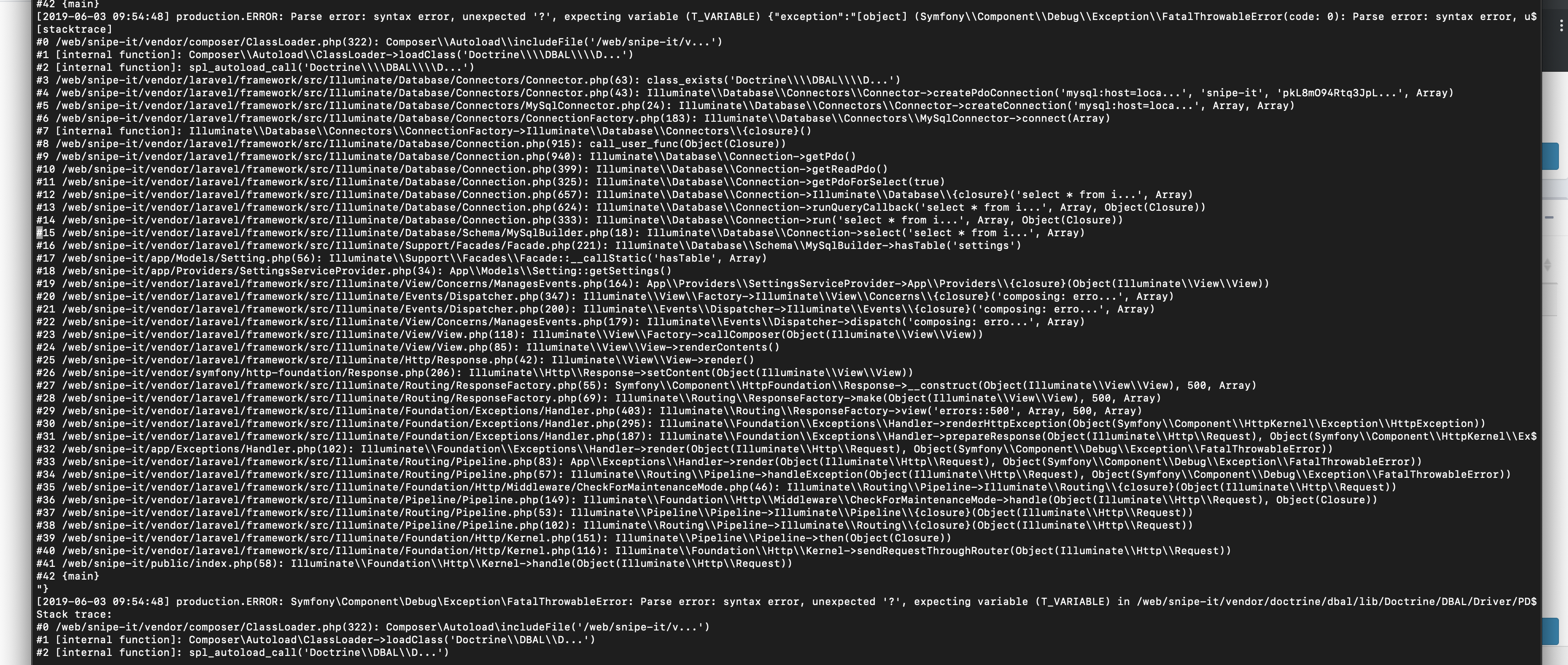 No Matching records found · Issue #7311 · grokability/snipe-it · GitHub