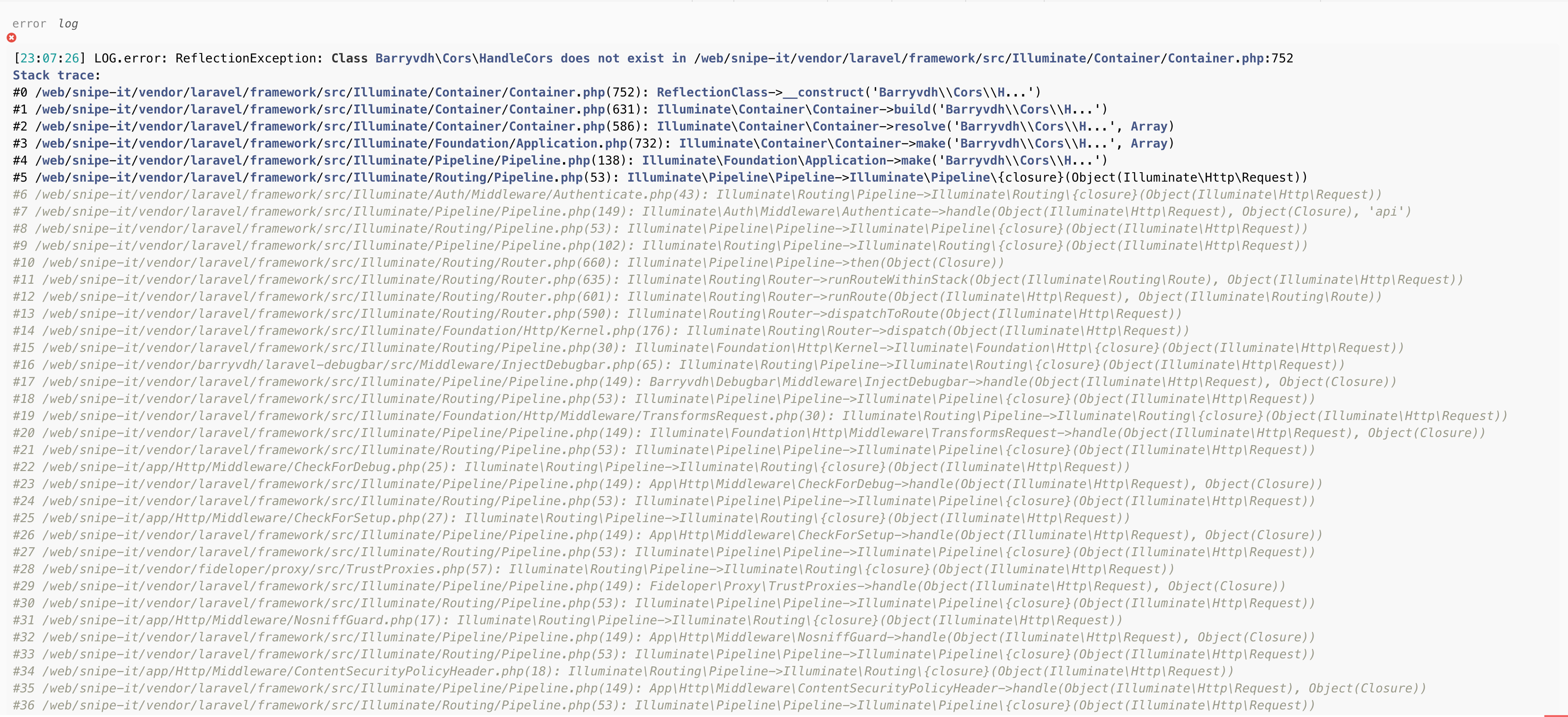 No Matching records found · Issue #7311 · grokability/snipe-it · GitHub