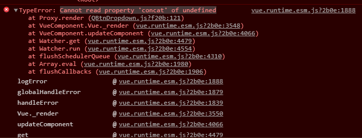 Inf Scroll Cannot Read Property Concat Of Undefined · Issue 5473 · Quasarframeworkquasar · Github
