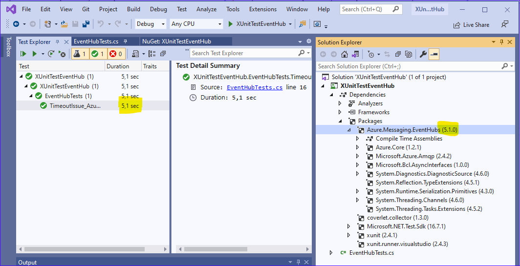 [BUG] Custom Timeout doesn't work anymore in Azure.Messaging.EventHubs (5.2.0) · Issue #17500 ...