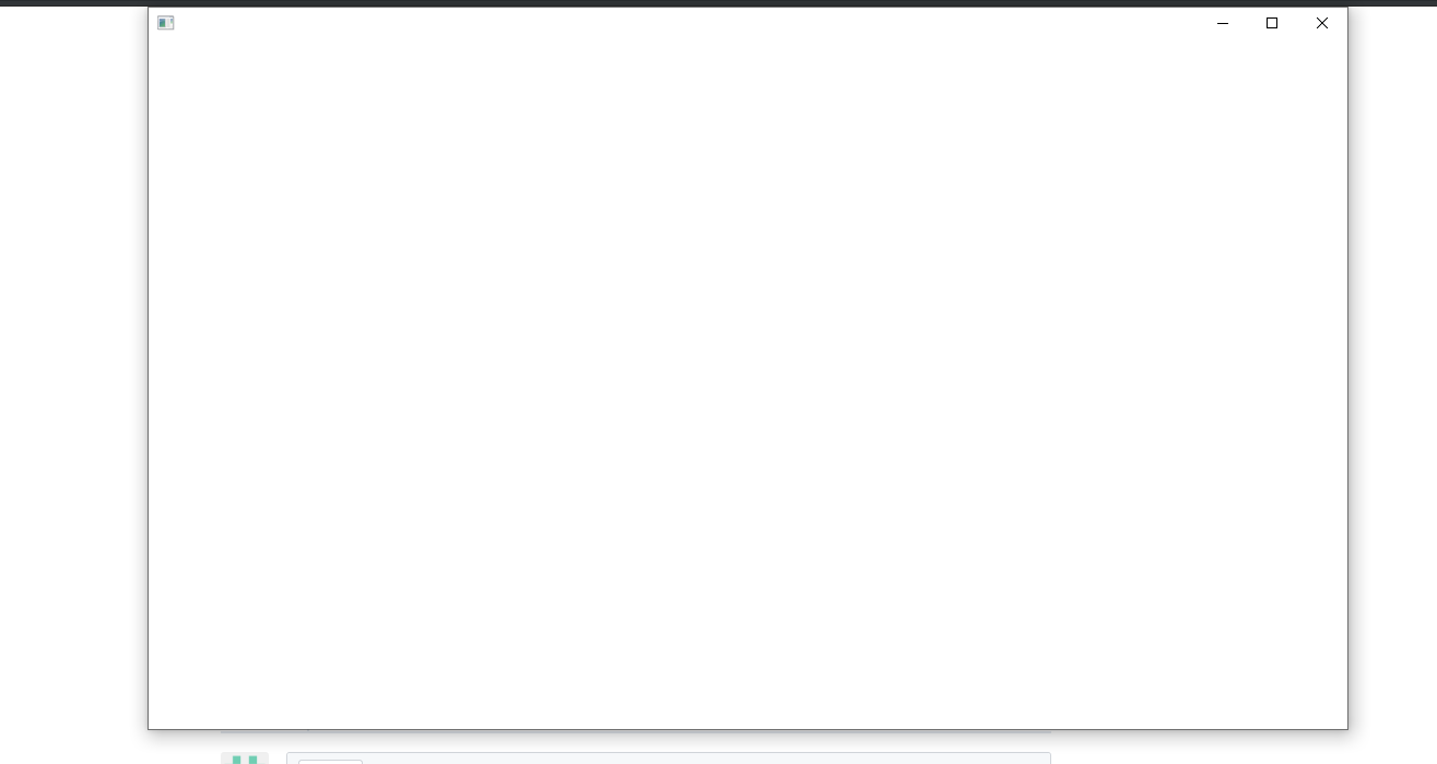 Trying to open the terminal a white window pops up with nothing on it ...