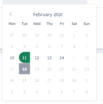 range selection with disabled dates · Issue #2108 · flatpickr/flatpickr ...
