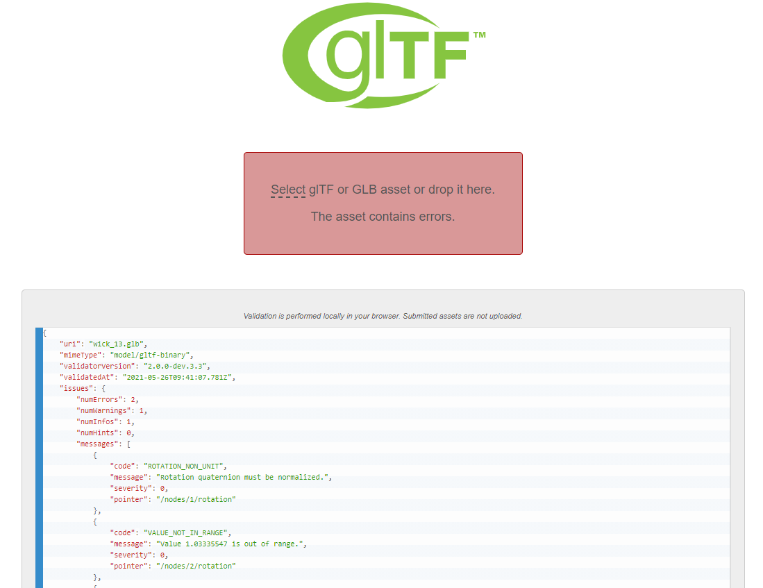 Matrix must be decomposable to TRS issue · Issue #164 · KhronosGroup/glTF-Validator · GitHub