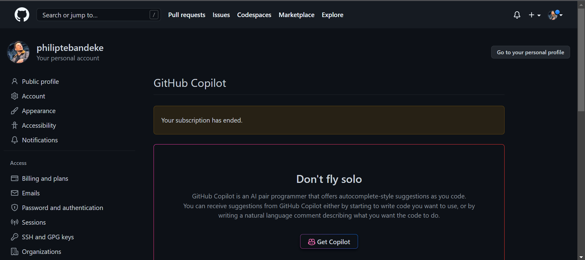 Copilot Subscription expired earlier just 15 days not 1 month ...