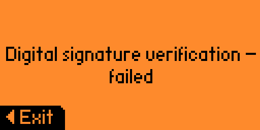 Digital signature verification failed after opening app · Issue #69 · akopachov/flipper-zero ...