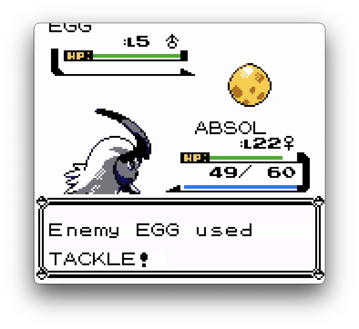 Attack Field Move Can Trigger A Battle Against An Egg · Issue 139 