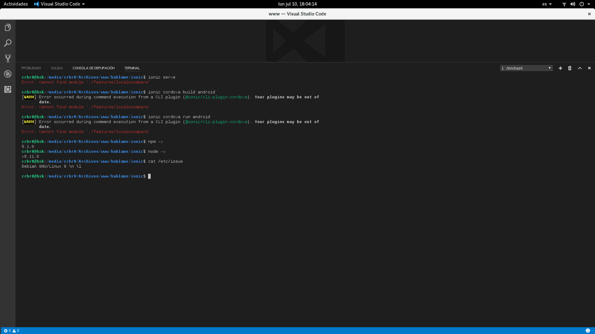 Cannot find module './features/localecompare' · Issue #12313 · ionic ...