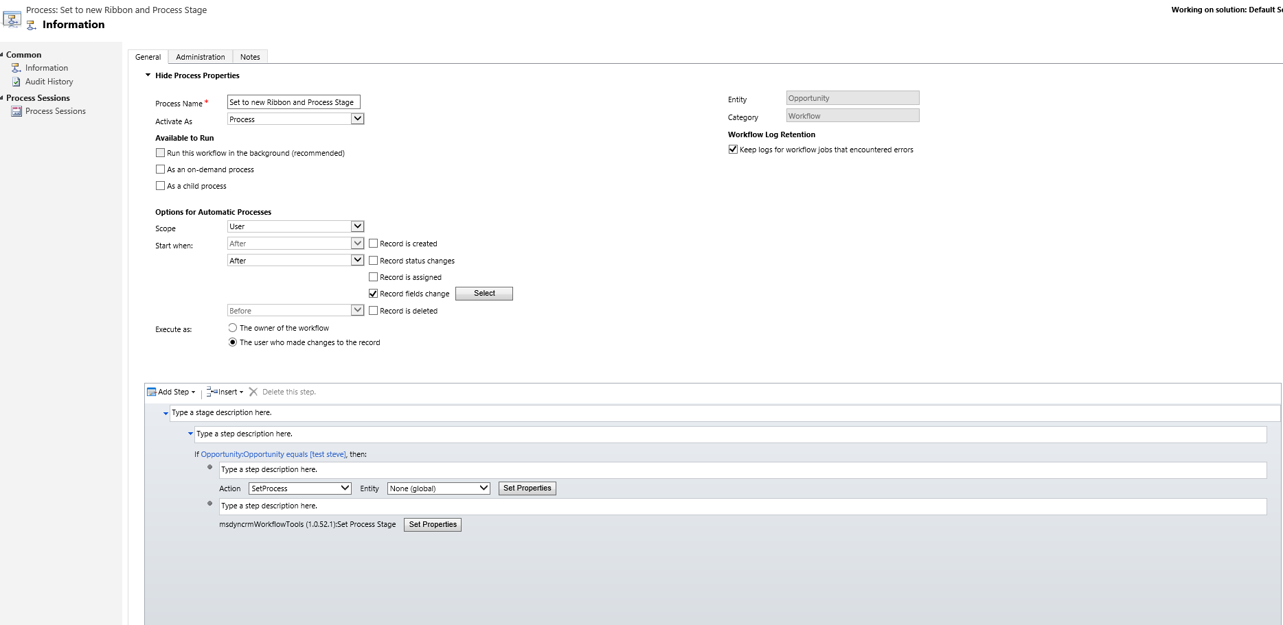 Set Process Stage - Out of bounds of array · Issue #102 · demianrasko/Dynamics-365-Workflow ...