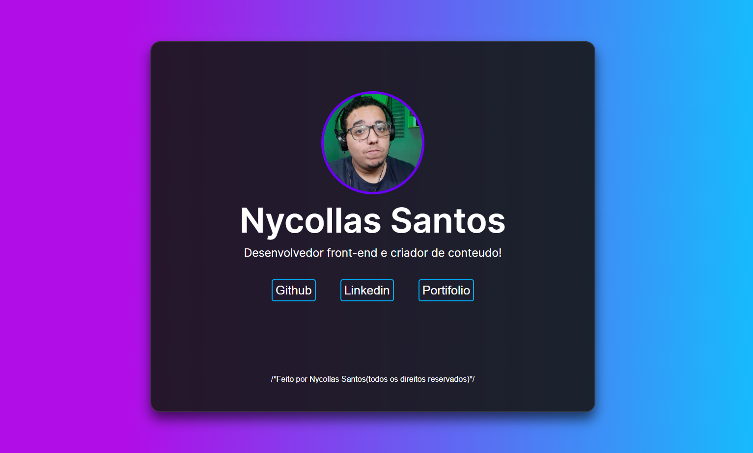 GitHub - NycollasSantos/projeto-sobre-mim