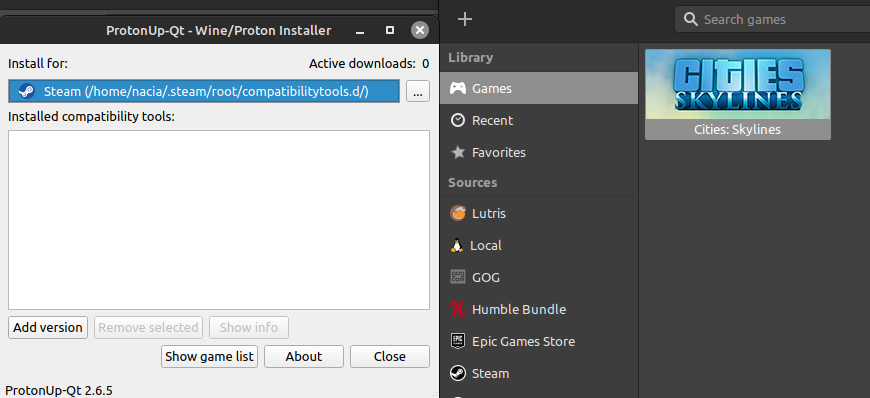 Doesn't detect Lutris · Issue #106 · DavidoTek/ProtonUp-Qt · GitHub