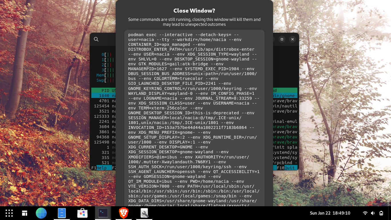 Popup outside of screen borders - can't close htop (#264) · Issues · GNOME / Console · GitLab