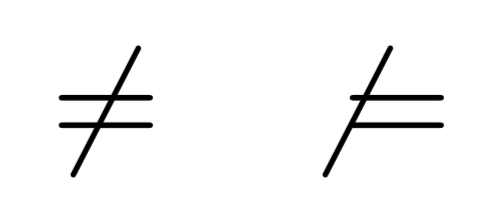 \not{x} vs \not x (single characters) · Issue #2619 · mathjax/MathJax ...