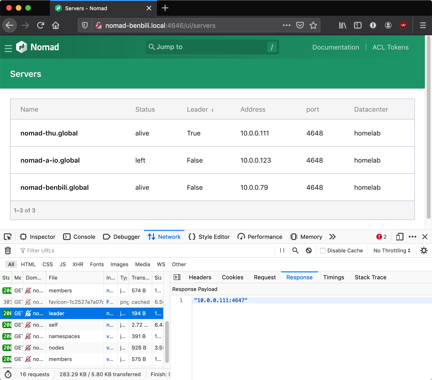 Nomad Server UI shows no elected leader; but CLI does · Issue #10513 · hashicorp/nomad · GitHub