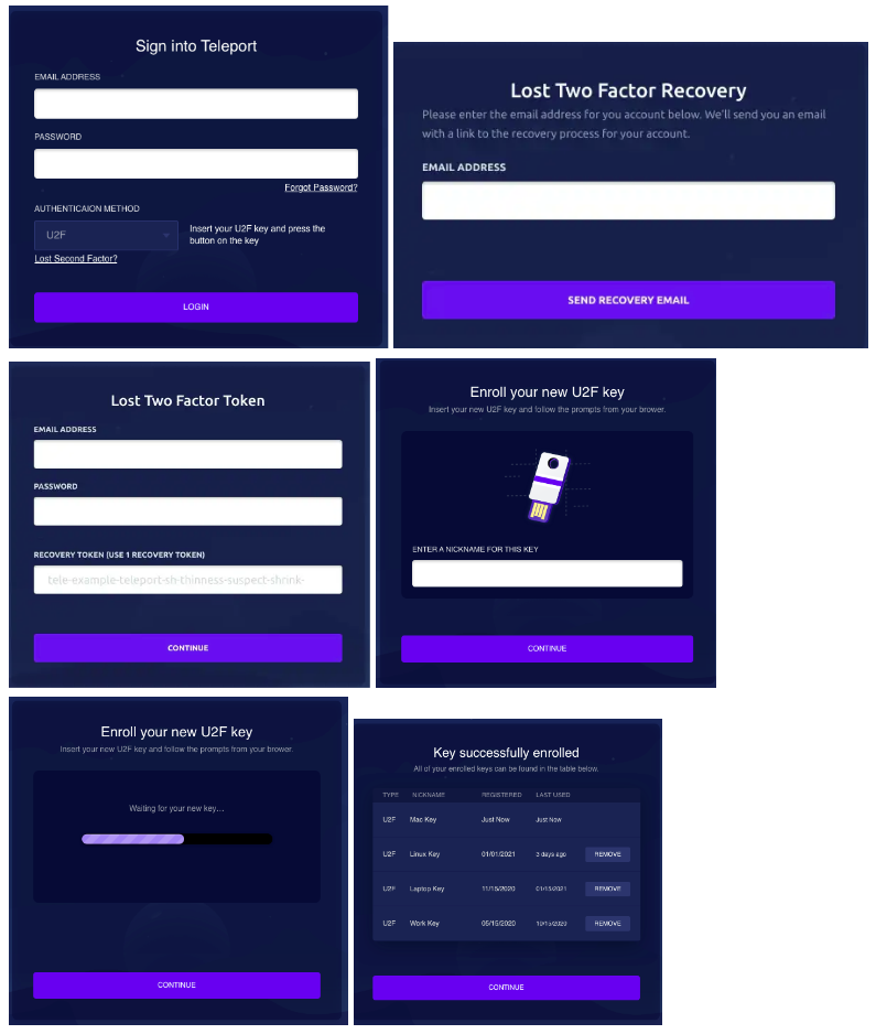 Recovery flow UI · Issue #335 · gravitational/webapps · GitHub