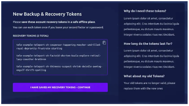 Recovery flow UI · Issue #335 · gravitational/webapps · GitHub