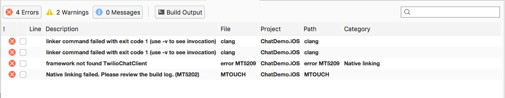 iOS - Native linking error. Framework not found TwilioChatClient · Issue #2 · twilio ...