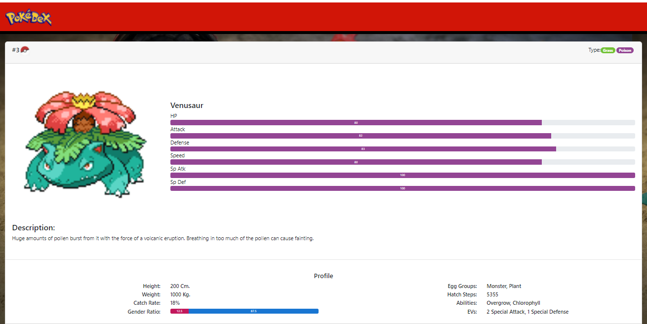 GitHub - ChromeCrysis/Pokedex: Aplicação ReactJS utilizando API da ...