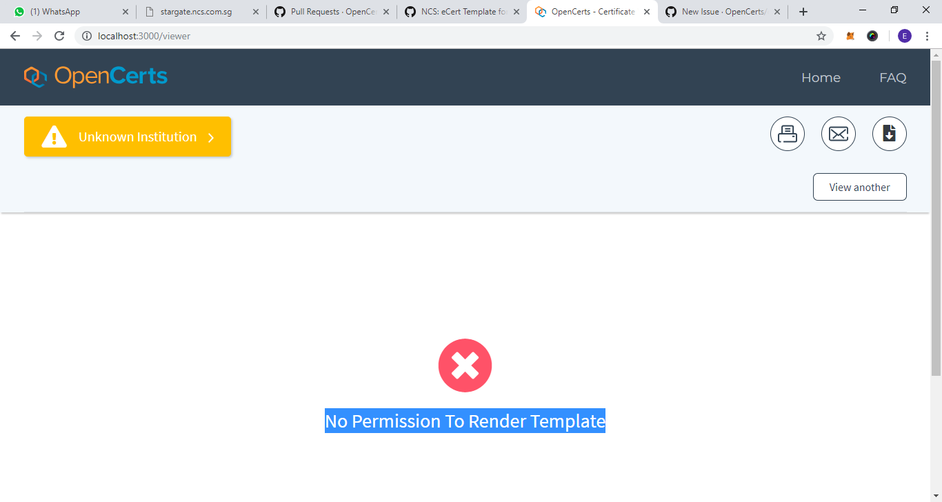 Unable to view custom template - No Permission To Render Template · Issue #114 · OpenCerts ...
