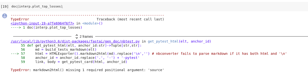doc appears to be broken · Issue #2131 · fastai/fastai · GitHub doc appears to be broken · Issue #2131 · fastai/fastai · GitHub