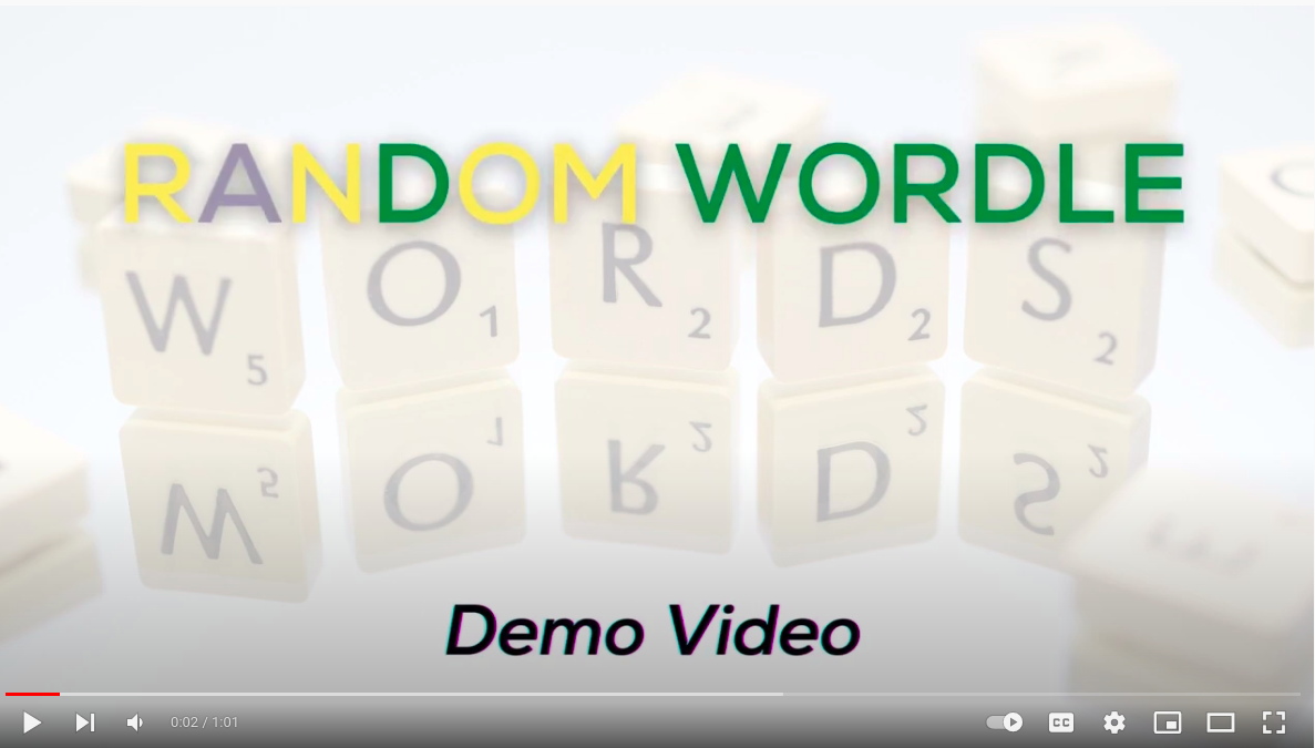 GitHub - Mansi-Binjola/Random-Wordle