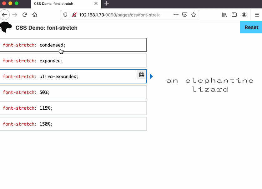 CSS examples: need example for font-stretch · Issue #573 · mdn/interactive-examples · GitHub