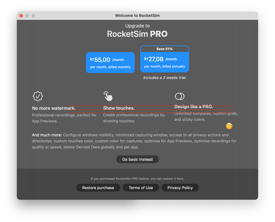 Sales page misalignment · Issue #186 · AvdLee/RocketSimApp · GitHub
