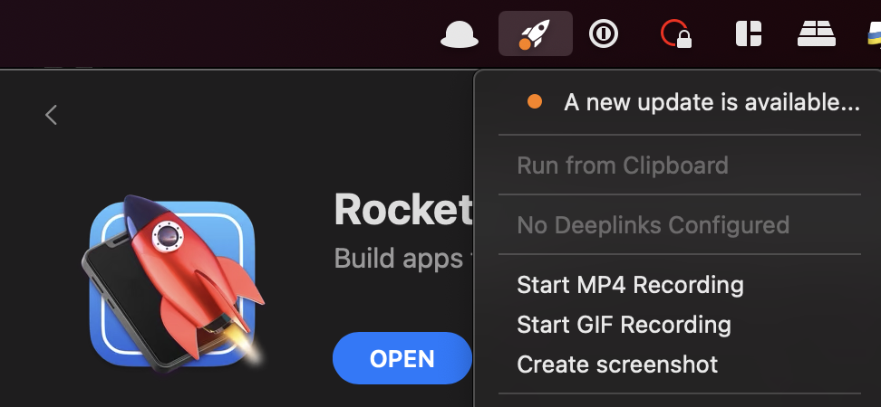 Update available mention isn't working as expected · Issue #222 · AvdLee/RocketSimApp · GitHub