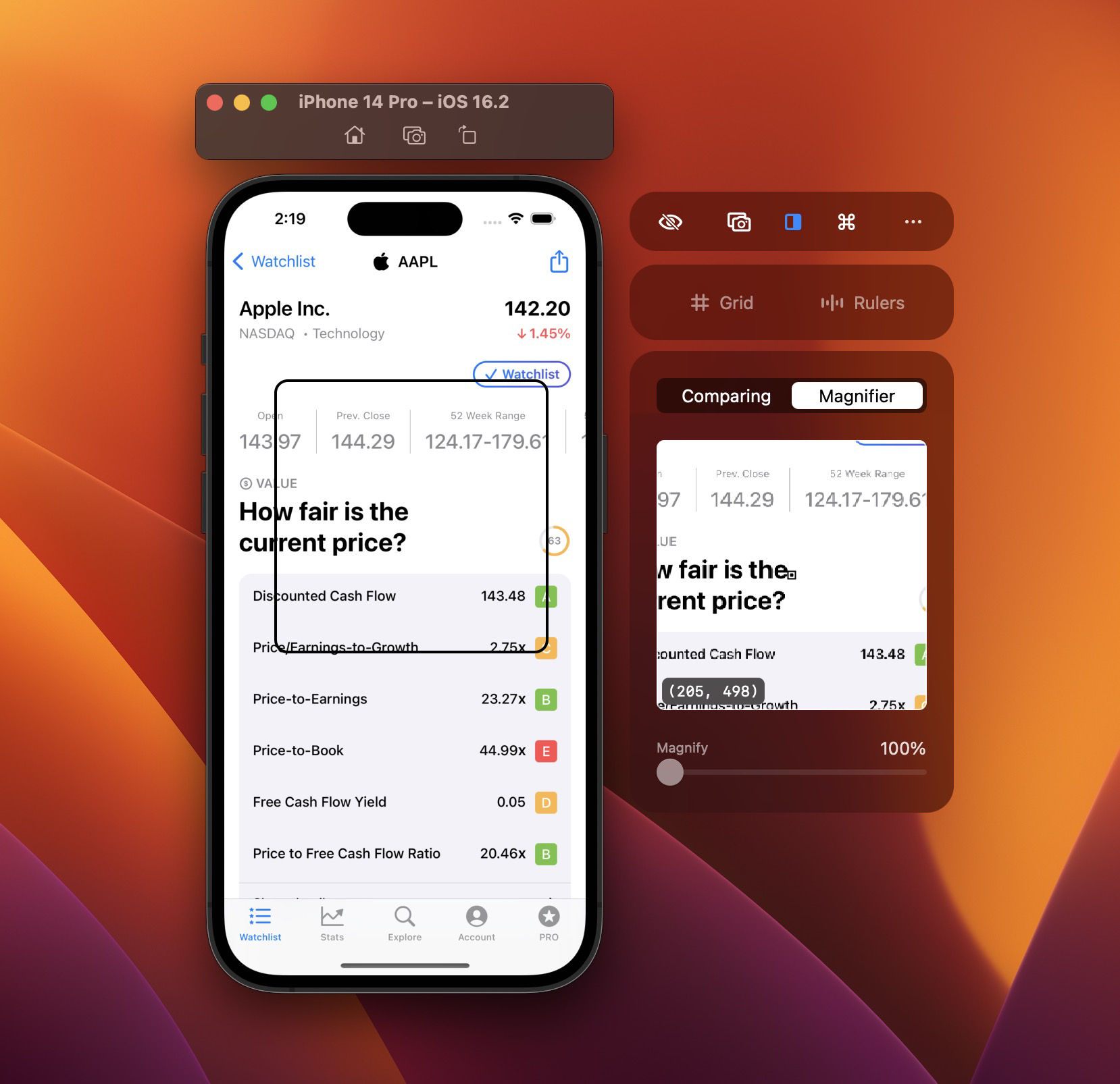 Allow for a bigger magnify window · Issue #268 · AvdLee/RocketSimApp · GitHub