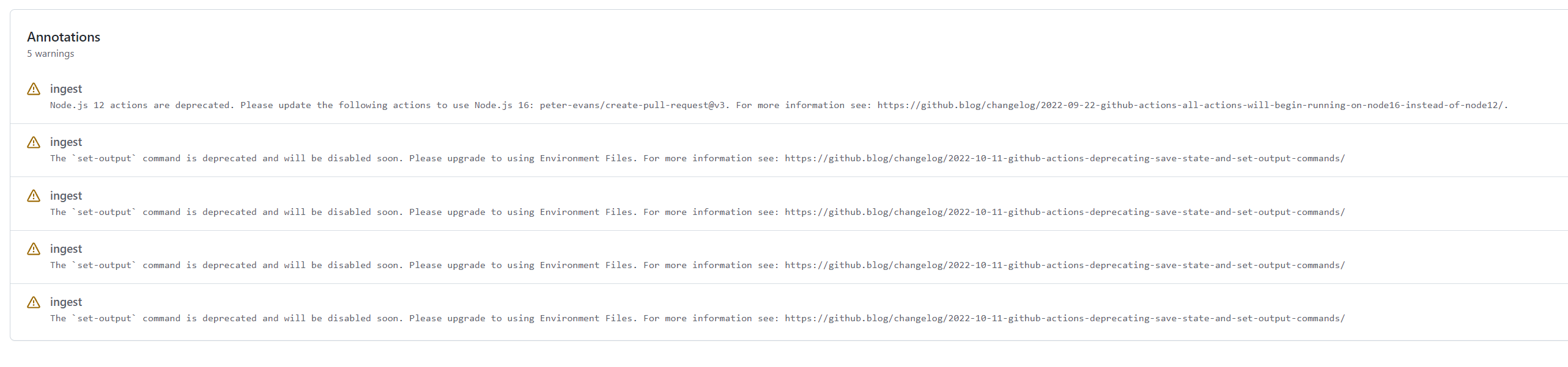 Fix Ingest Warnings · Issue 1364 · Netdata Learn · Github