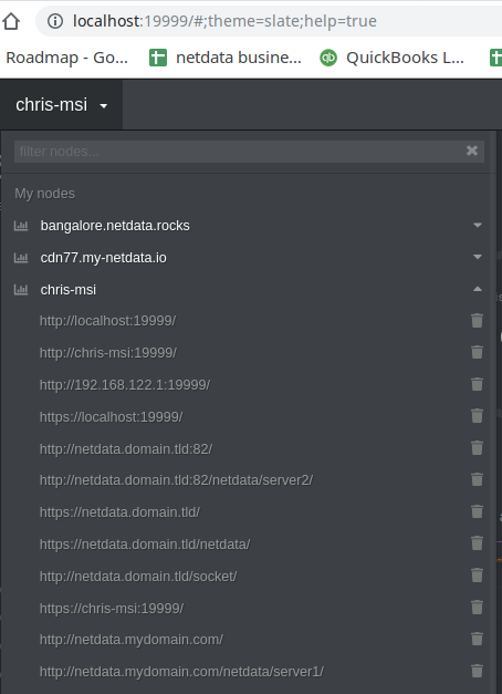 Changing Node URLs · Issue #6380 · netdata/netdata · GitHub