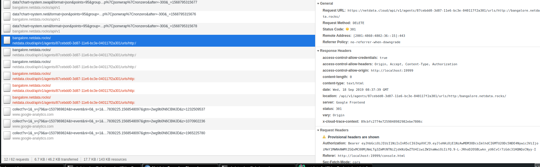 Error when deleting nodes from My nodes menu · Issue #6876 · netdata/netdata · GitHub