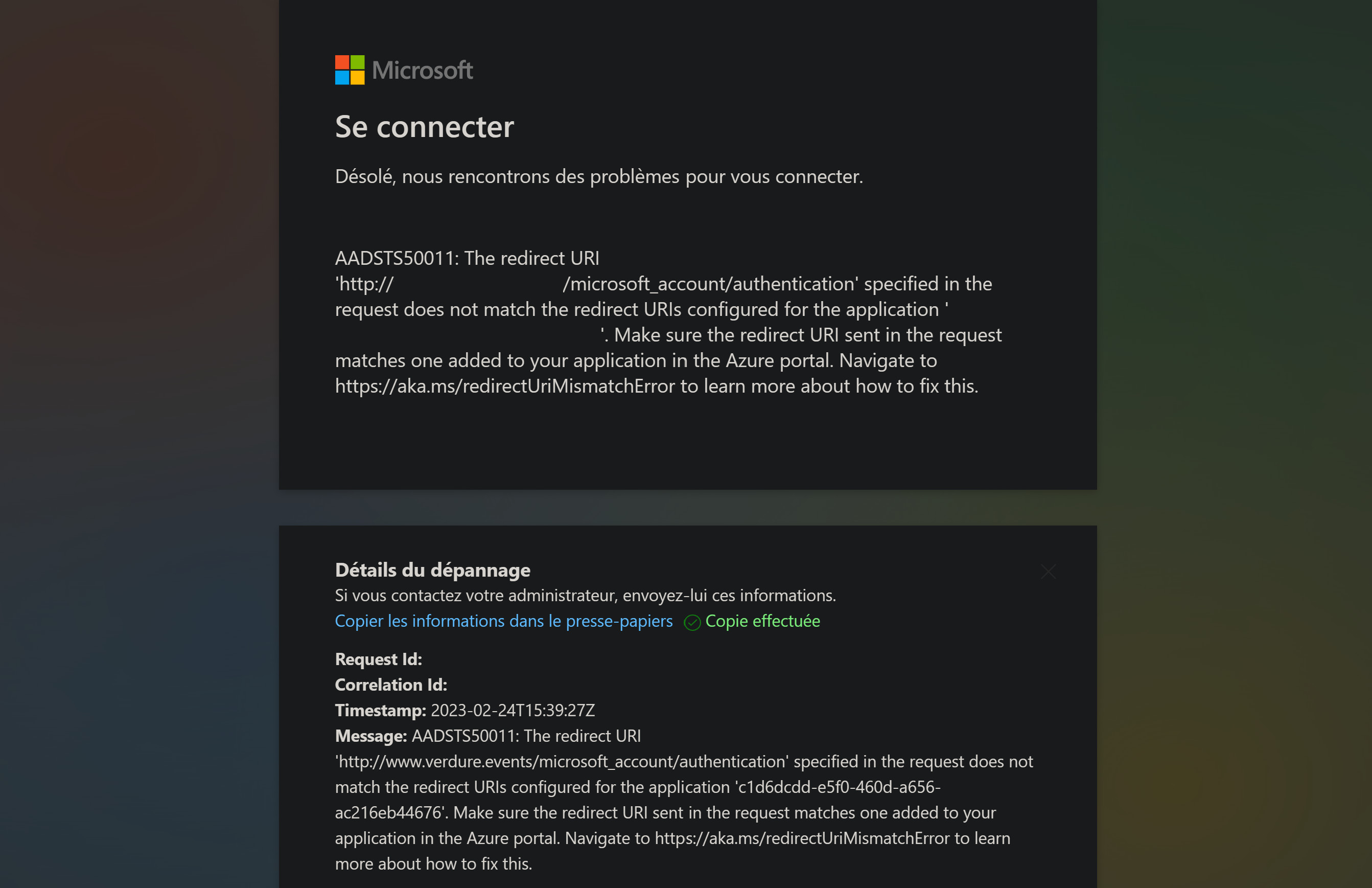 O365 calendar sync issue (error: AADSTS50011) · Issue #113673 · odoo ... O365 calendar sync issue (error: AADSTS50011) · Issue #113673 · odoo ...