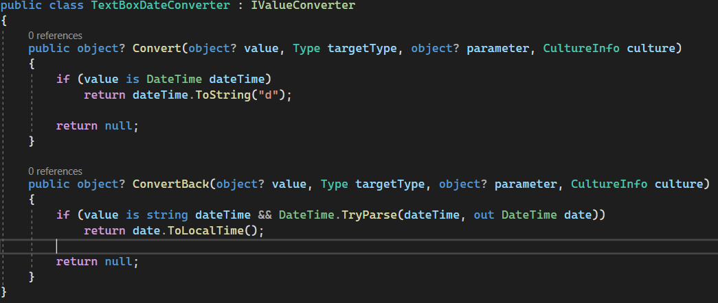 TextBox StackOverflows with DateTime and IValueConverter bind. · Issue #12961 · AvaloniaUI ...