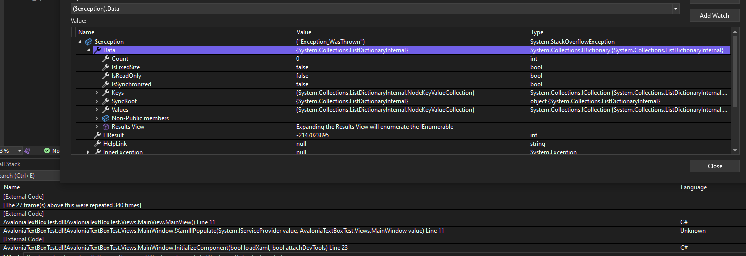 TextBox StackOverflows with DateTime and IValueConverter bind. · Issue #12961 · AvaloniaUI ...