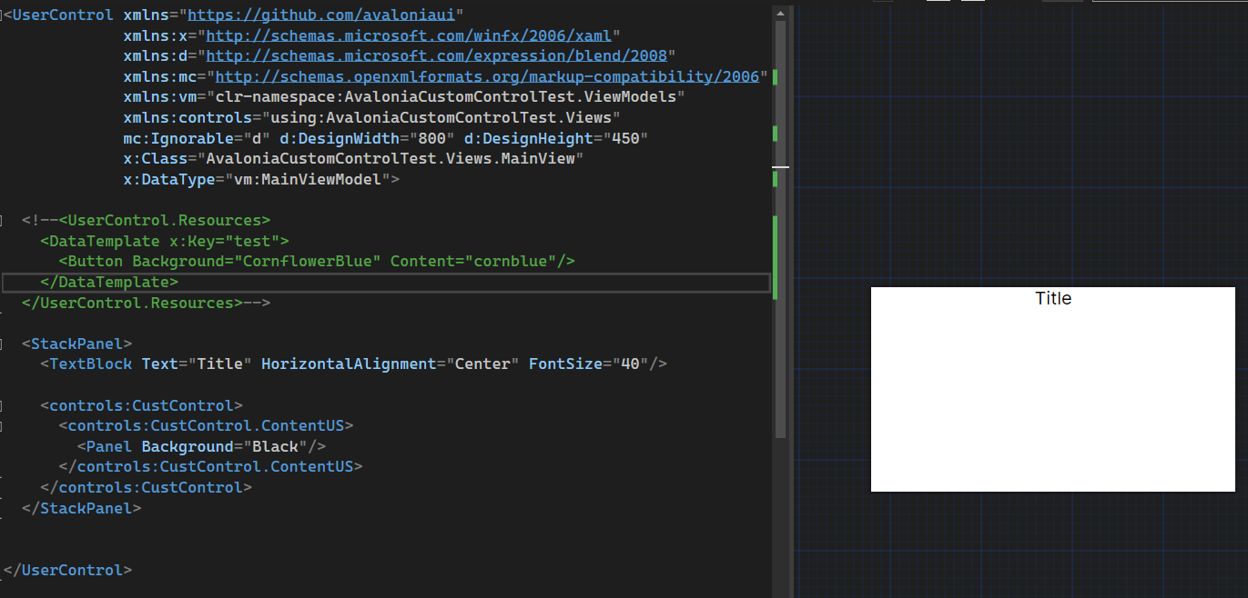 What is the correct way of making reusable controls? · AvaloniaUI Avalonia · Discussion #13157 ...